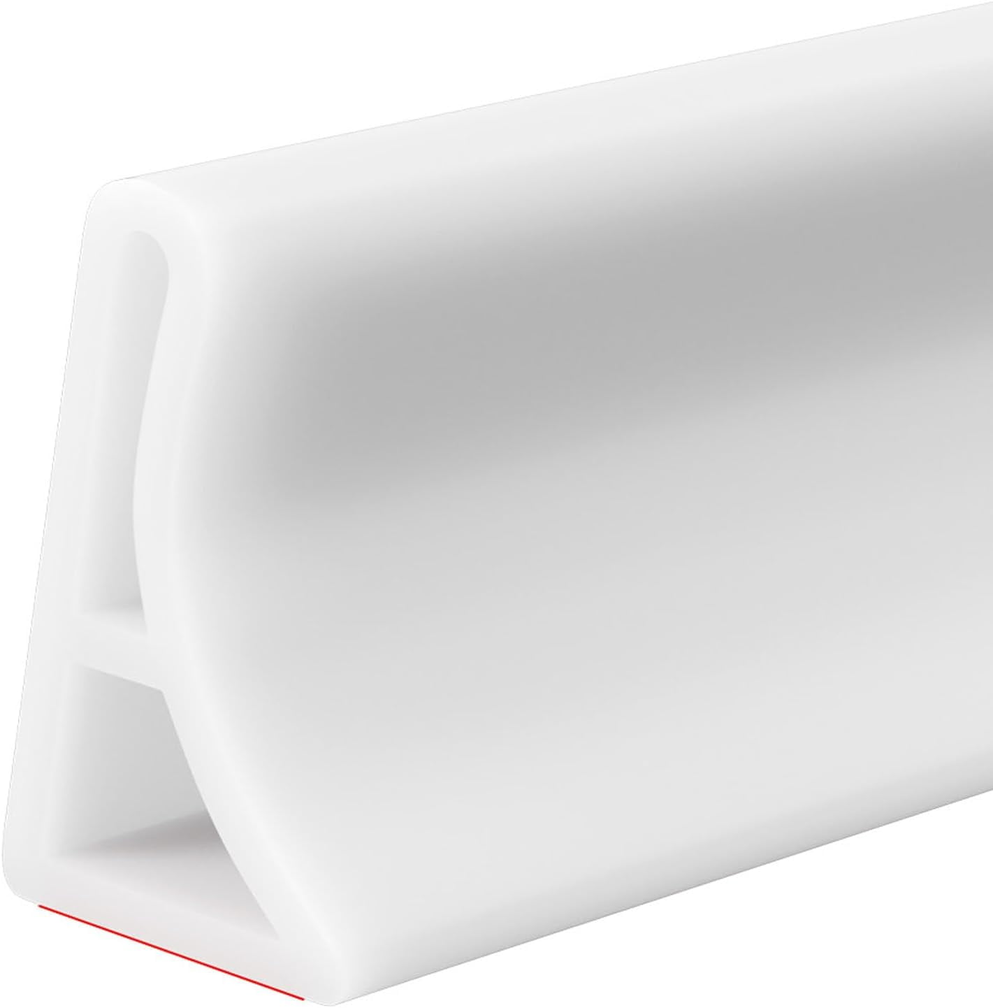 67 in Collapsible Shower Threshold Water Dam White Shower Water Blocker ...