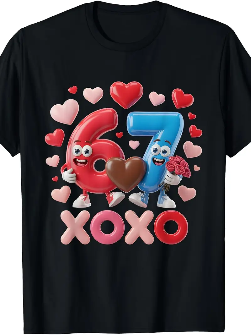 67 Cute Six Seven Gen Meme Couple Anniversary Valentines Day T Shirt ...
