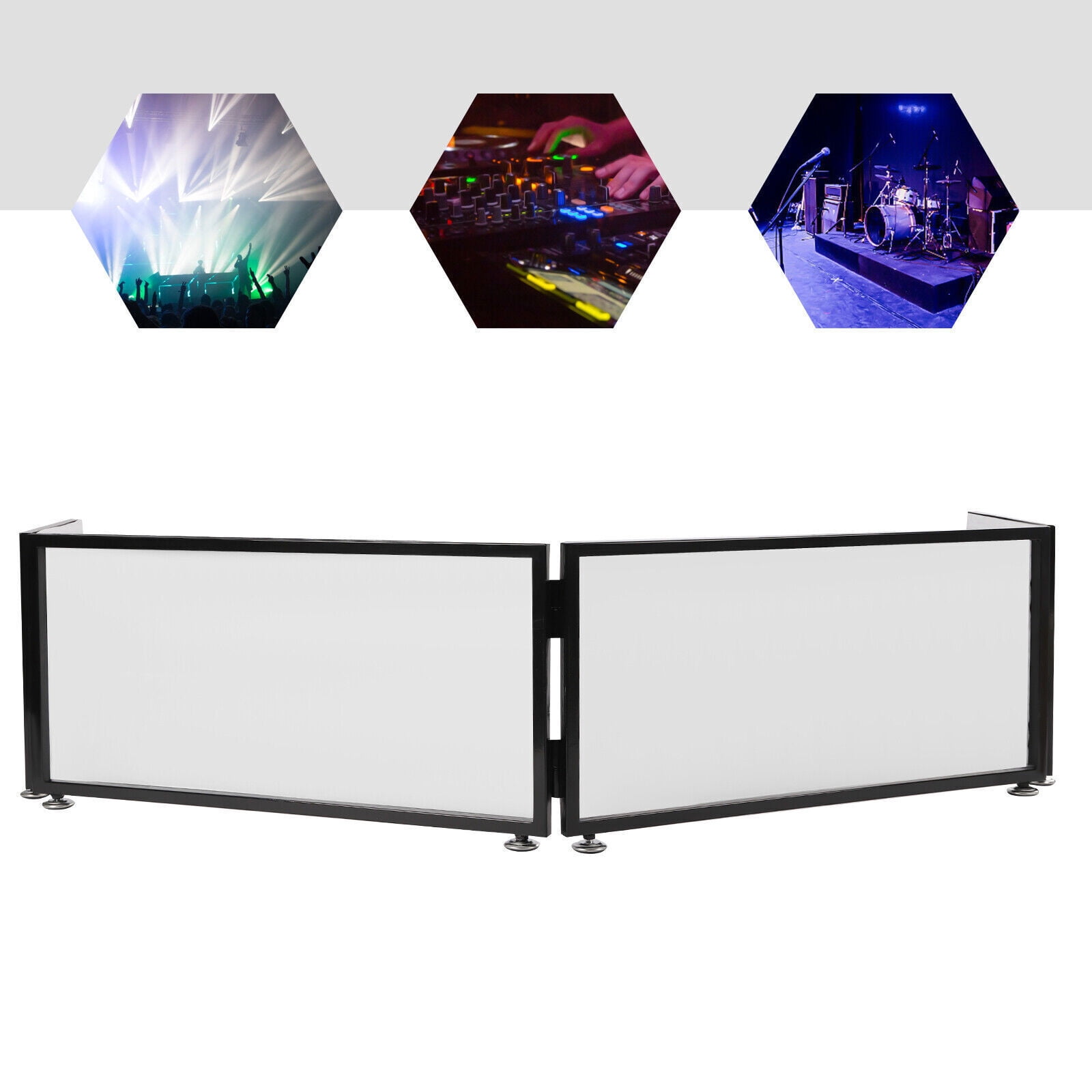 67'' DJ Booth Cover Screen-DJ Facade Frontboard Display Scrim Panel ...