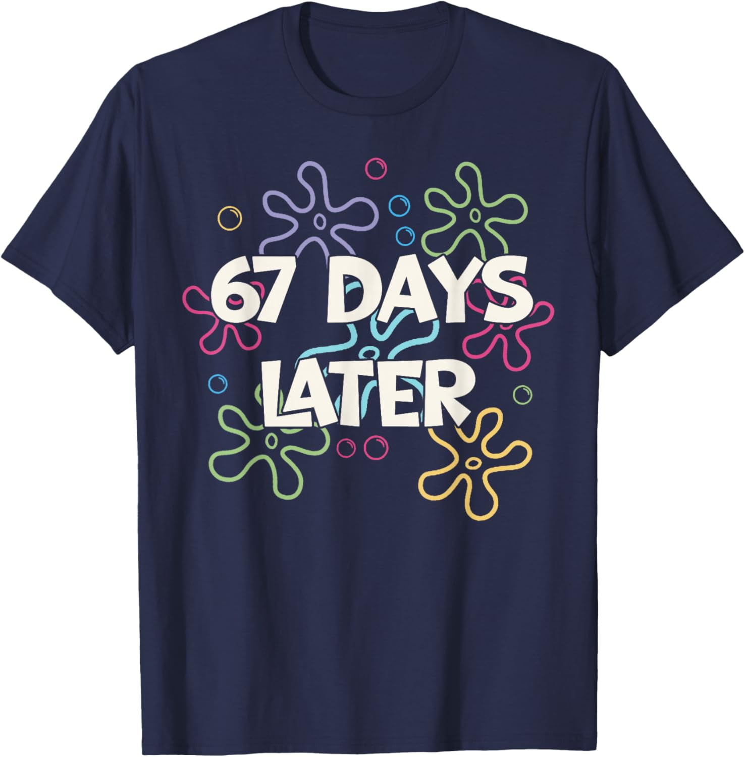 67 Days Later 67th Day of School Teacher Student T-Shirt - Walmart.com