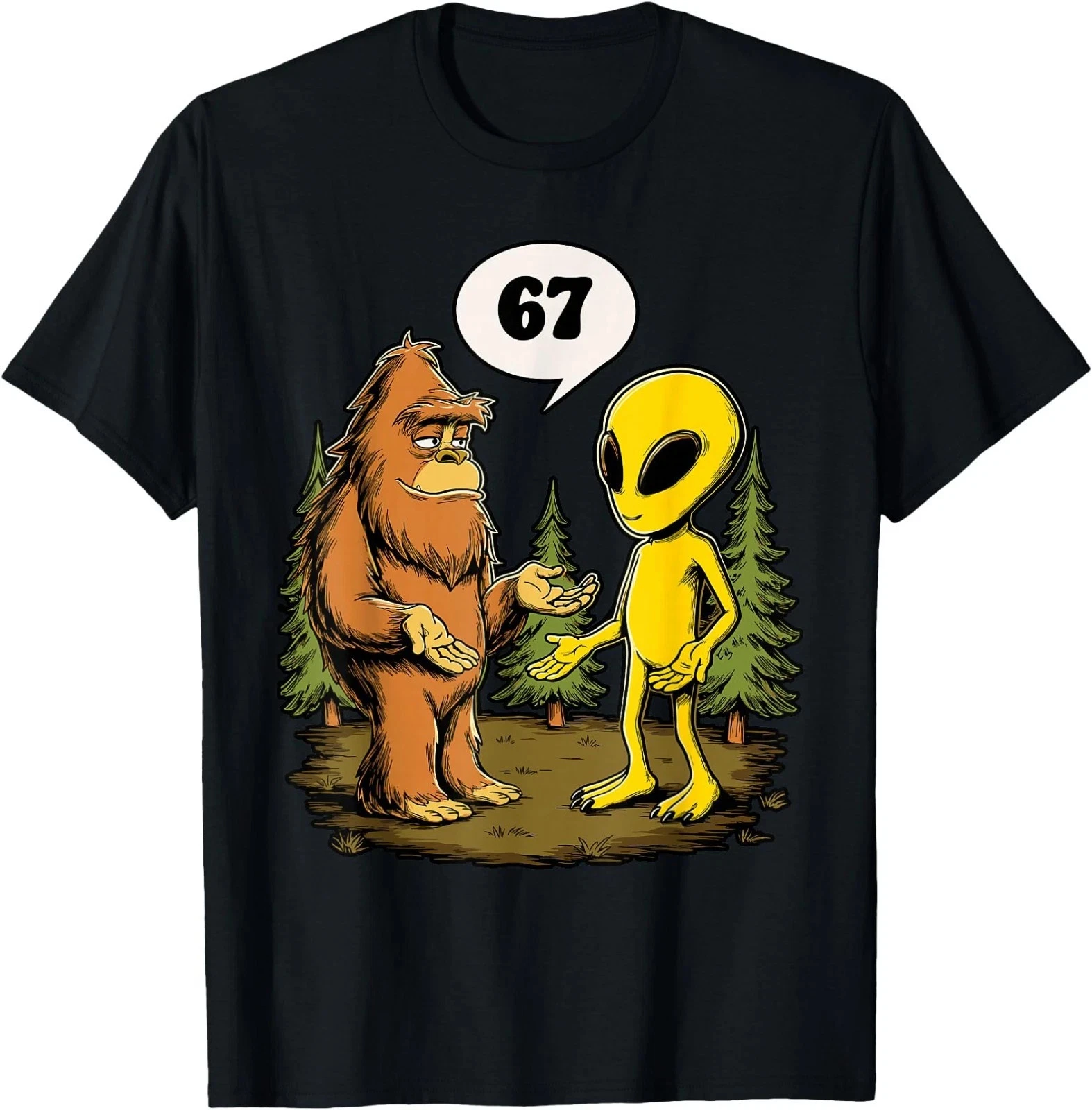 67 Funny Six Seven Viral Gen Alpha Internet Meme Graphic Unisex T-Shirt ...