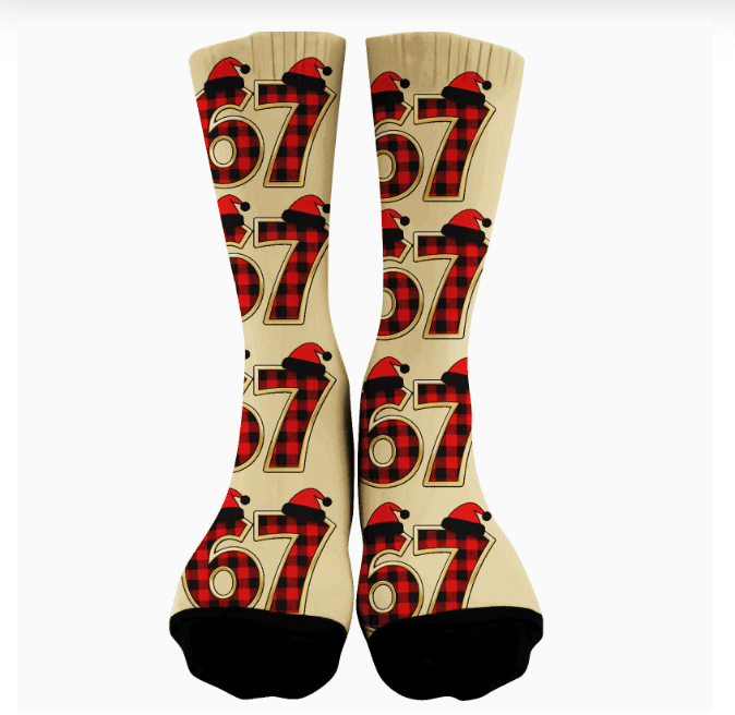 67 Gifts For K-ids Ice Cream Drip 67 Meme Funny Six Seven Socks Funny ...