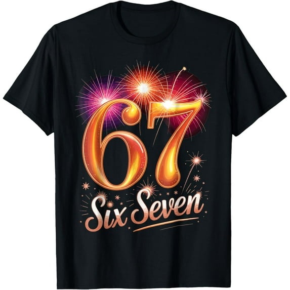 67 Happy New Year Funny Fireworks 2026 Men Women Adult T-Shirt ...