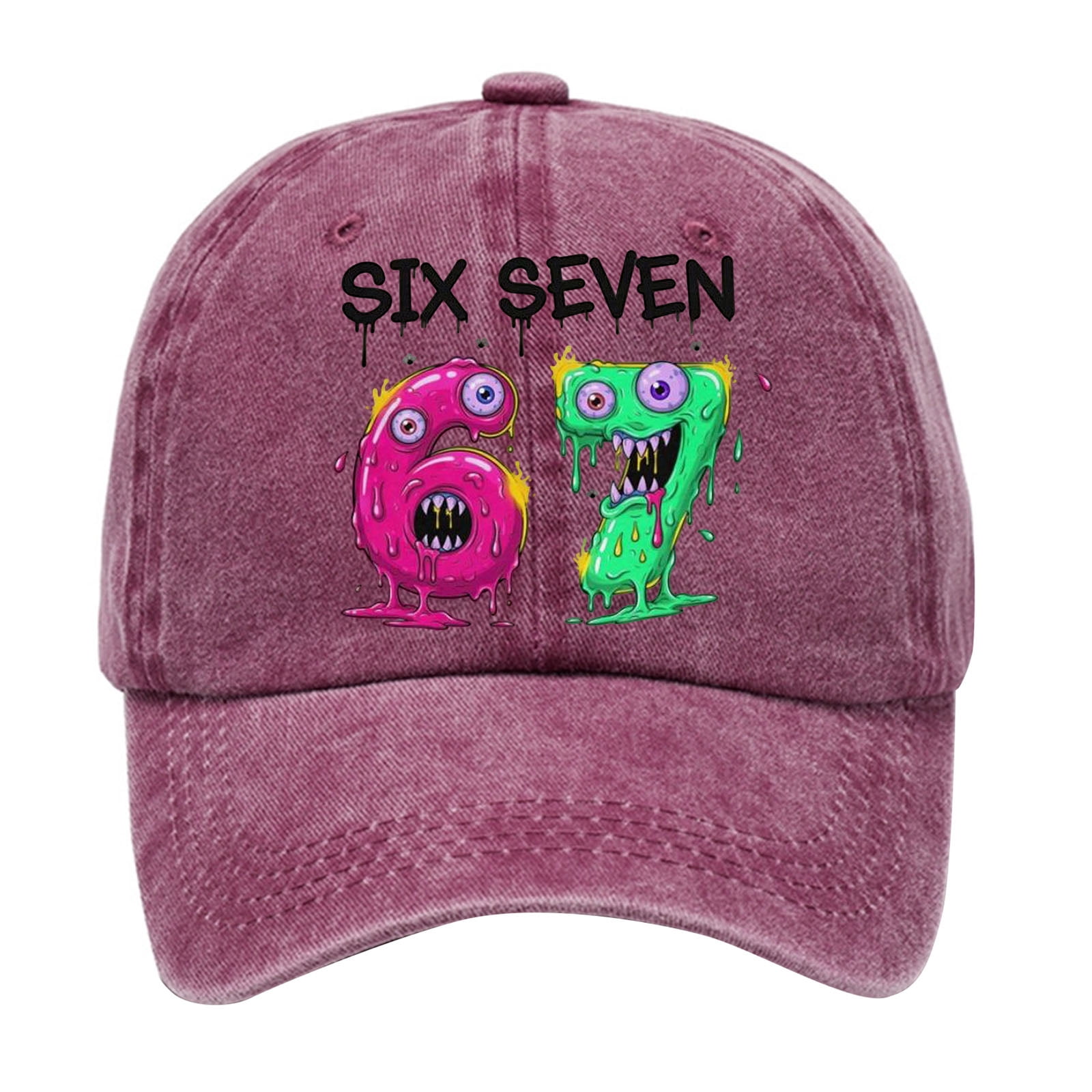 67 Hats Ice Cream Drip Funny 4489 Teen Six Seven Cap Slang Math Trucker ...