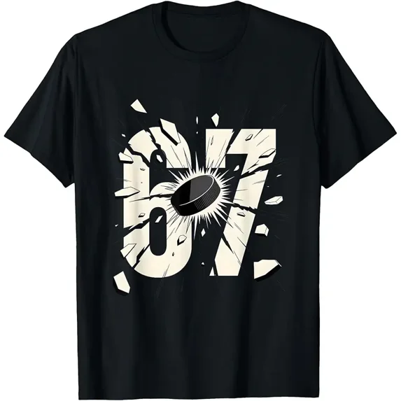 67 Hockey Puck Six Seven 6 7 Meme 67 T-Shirt - Walmart.com
