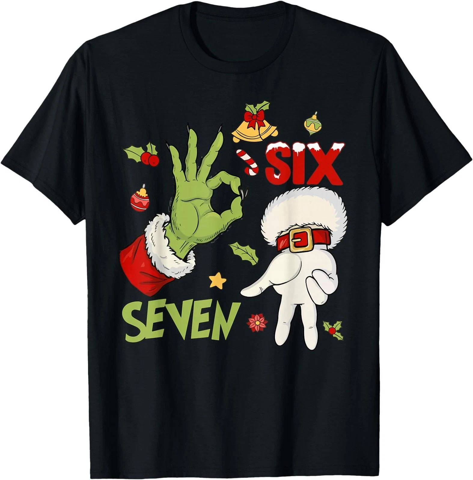 67 Holiday Meme Six Seven Retro Viral Kids Adults Graphic Unisex T ...