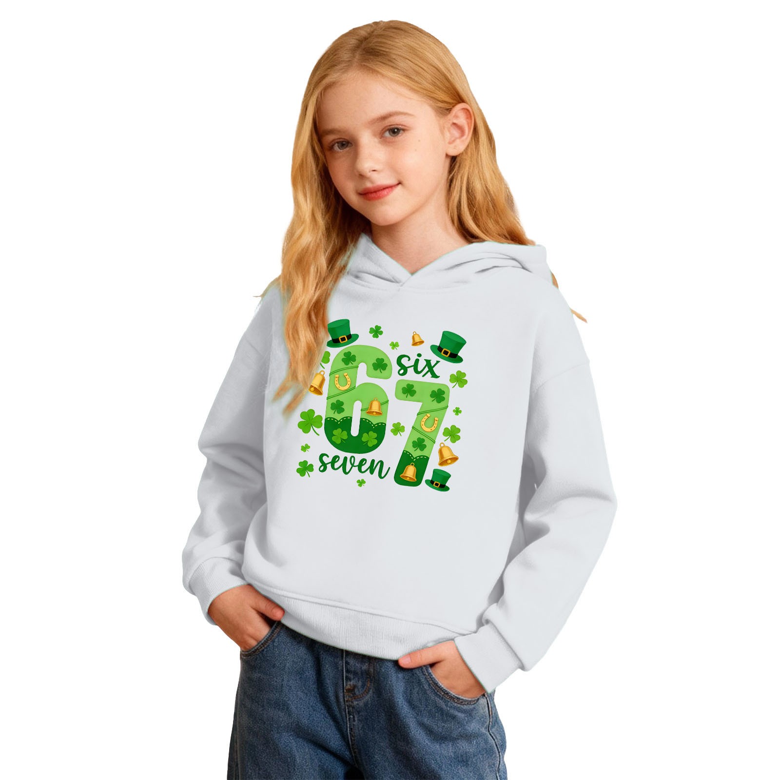 67 Hoodie Girls 6 7 Number Shirts for Teen Hoodies Long Sleeve ...