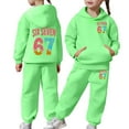 67 Hoodie Kids Six Seven Meme Shirts Sweatshirt and Pants Set Boys ...