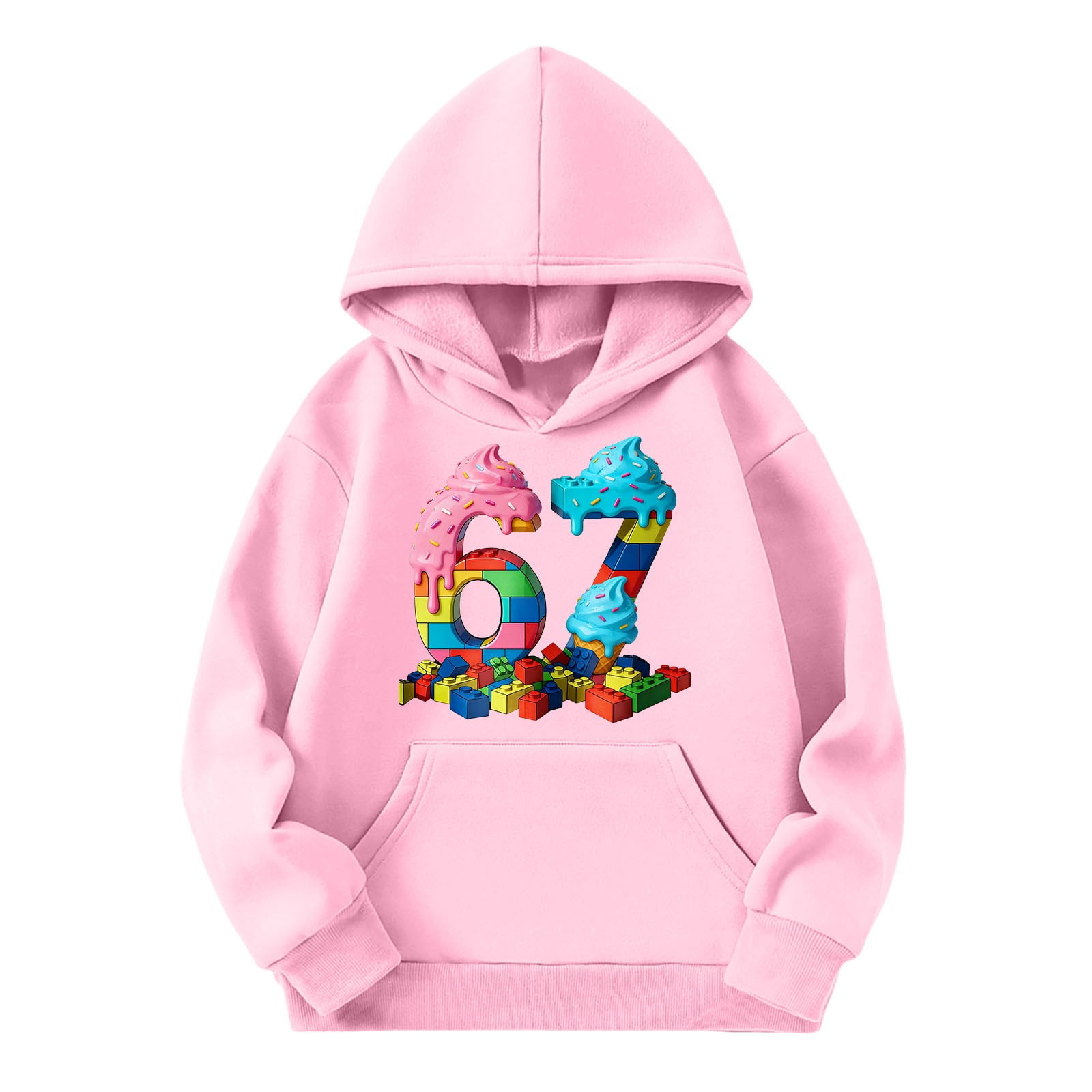 67 Hoodie Meme Kids 67 Meme Merch Preppy Hooded Sweatshirts Comfortable ...