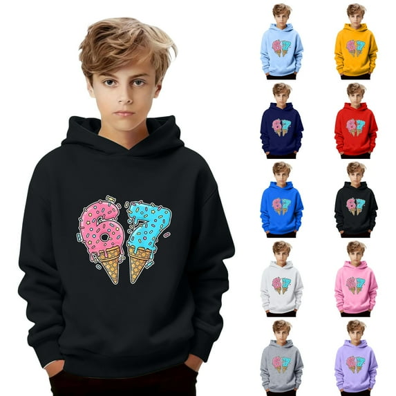 67 Hoodie Six Seven Cool Meme Funny Number Pullover Hoodie Comfy ...