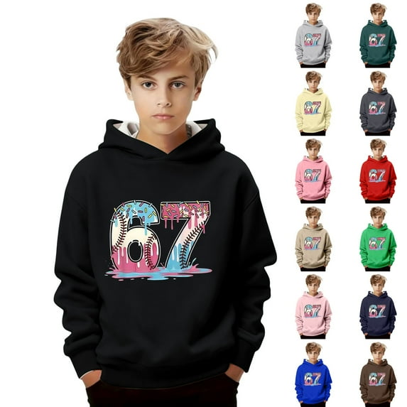 67 Hoodie Six Seven Cool Meme Funny Number Pullover Hoodie Comfy ...