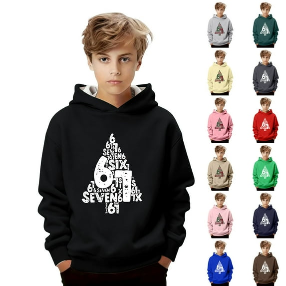 67 Hoodie Six Seven Cool Meme Funny Number Pullover Hoodie Fashion ...