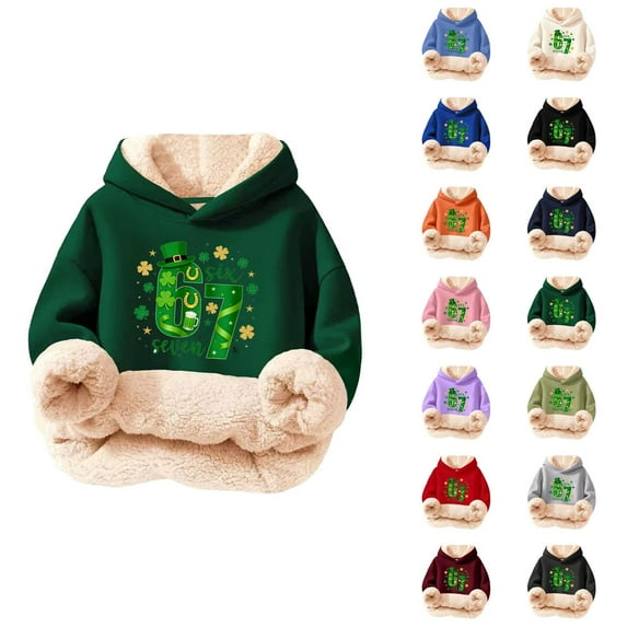 67 Hoodie for Boys Girls 6 7 Funny Number Creams Drips Graphic Pullover ...