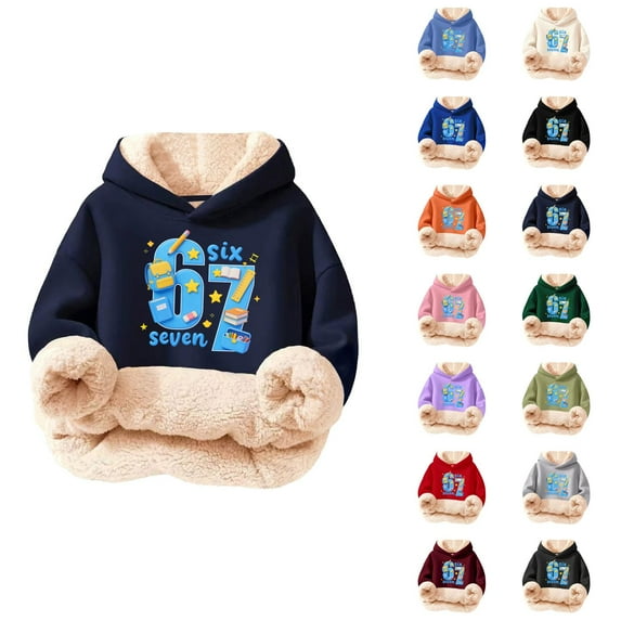 67 Hoodie for Boys Girls Six Seven Cool Meme Hoodie Funny 67 Meme ...
