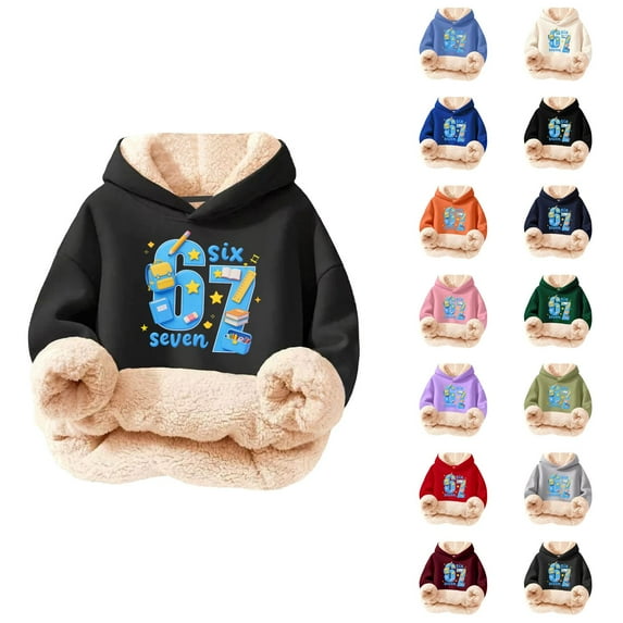 67 Hoodie for Boys Girls Six Seven Cool Meme Hoodie Funny 67 Meme ...