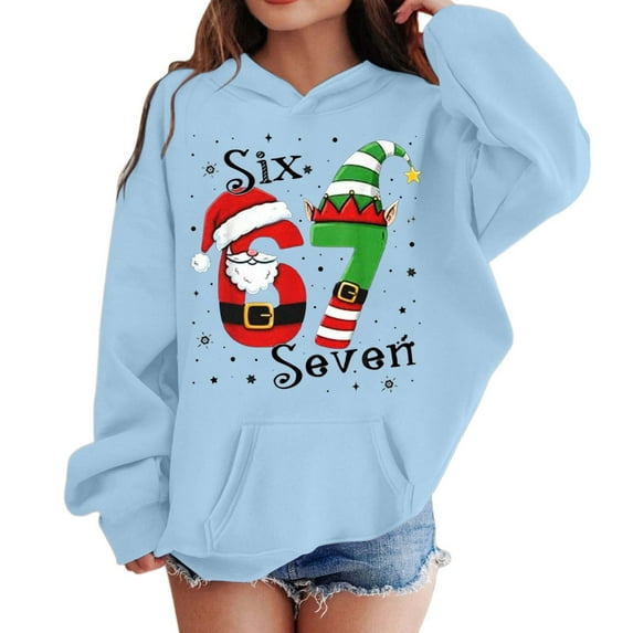 67 Hoodies for Kids 67 Meme Merch Long Sleeve Unisex Hoodies Loose ...