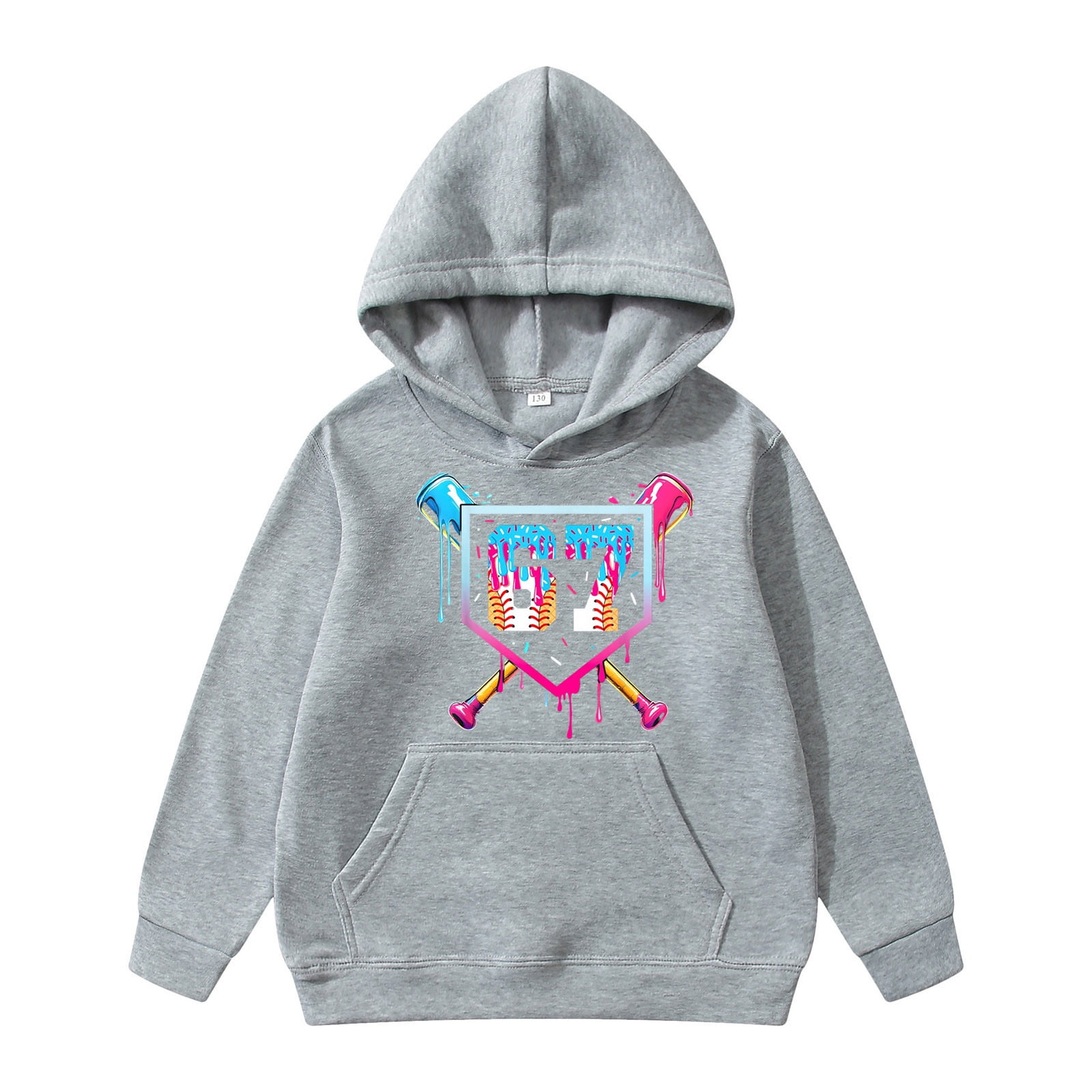 67 Hoodies Kids Girls 6 7 Creams Drips Graphic Preppy Clothes Oversized ...