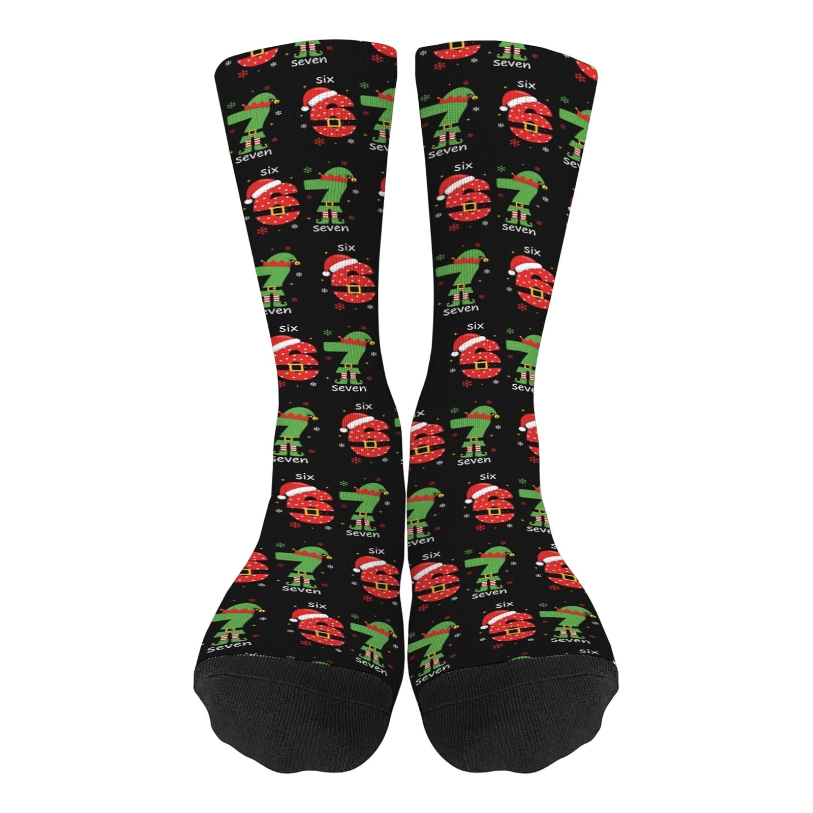 67 Ice Cream Meme Funny Six Seven Funny Number Half Calf Sock for Kids ...