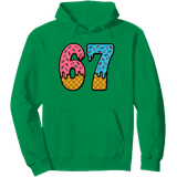 67 Ice Cream Drip Meme Funny Six Seven Gen Alpha Slang Hoodie ,Full ...