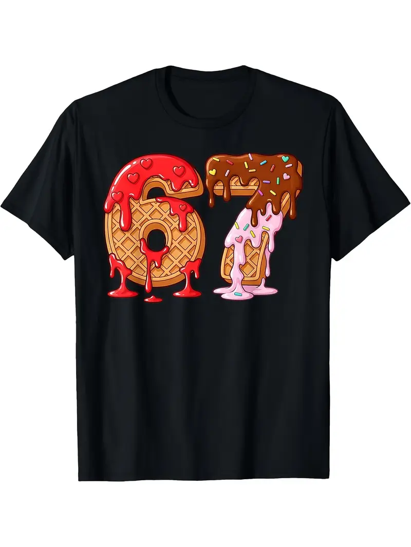 67 Ice Cream Drip Meme Funny Six Seven Valentine Days T-Shirt | Super ...