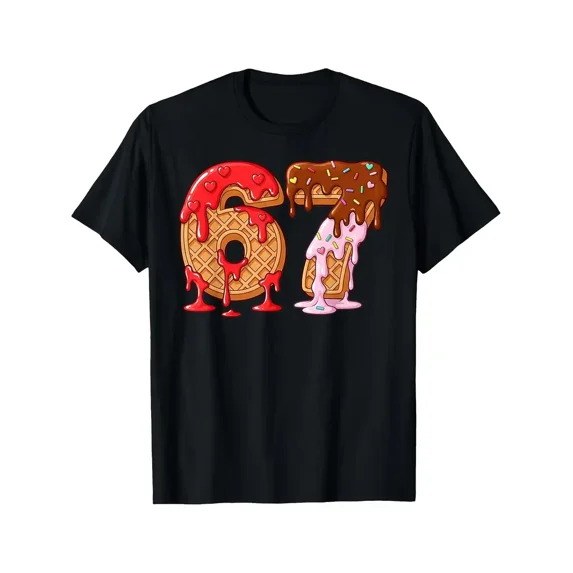 67 Ice Cream Drip Meme Funny Six Seven Valentine Days T-Shirt | Super ...