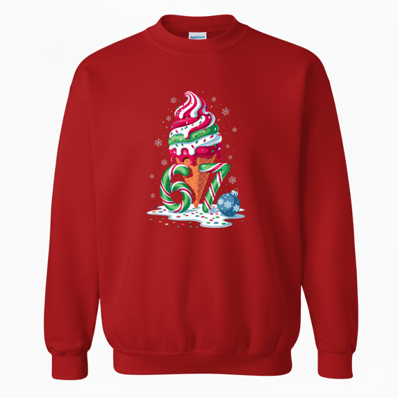 67 Ice Cream Drip Meme Six Seven Holiday Fun Graphic Art Sweatshirt up ...