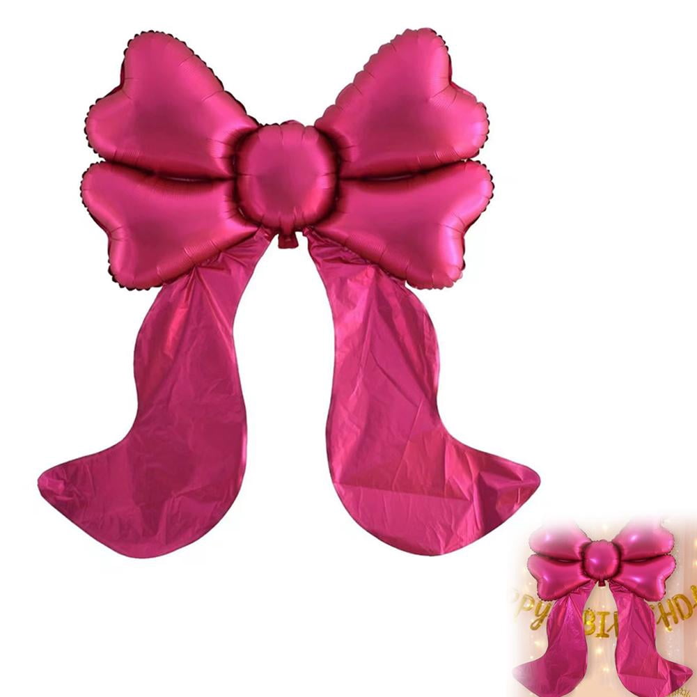 67 Inch Large Pink Bow Balloons,Giant Pink Bow Balloons,Large Coquette ...