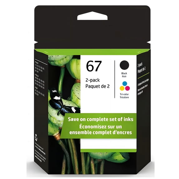67 Ink Catridges for HP 67 Ink Cartridges for HP 67 Ink Black and Color ...