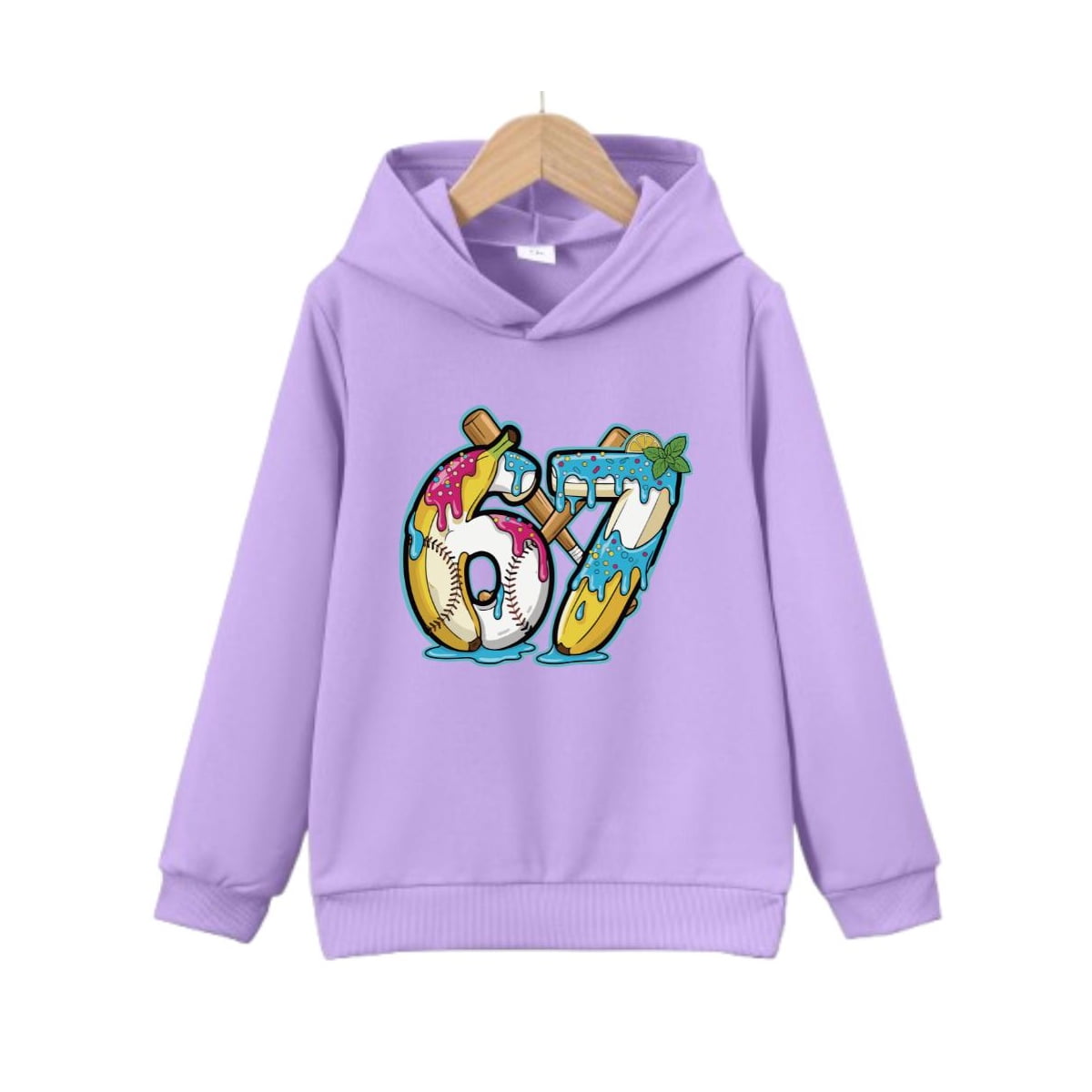 67 Kid Ice Cream Drip Meme Funny Six Seven Gen Alpha Slang Casual ...