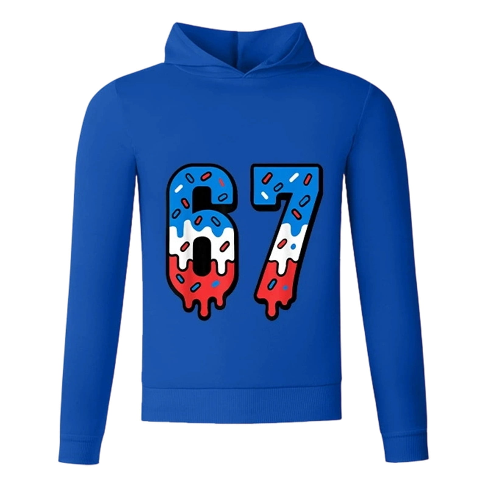 67 Kid Sweatshirt Loose Casual Comfortable 6 7 Meme Sweatshirts 100 ...