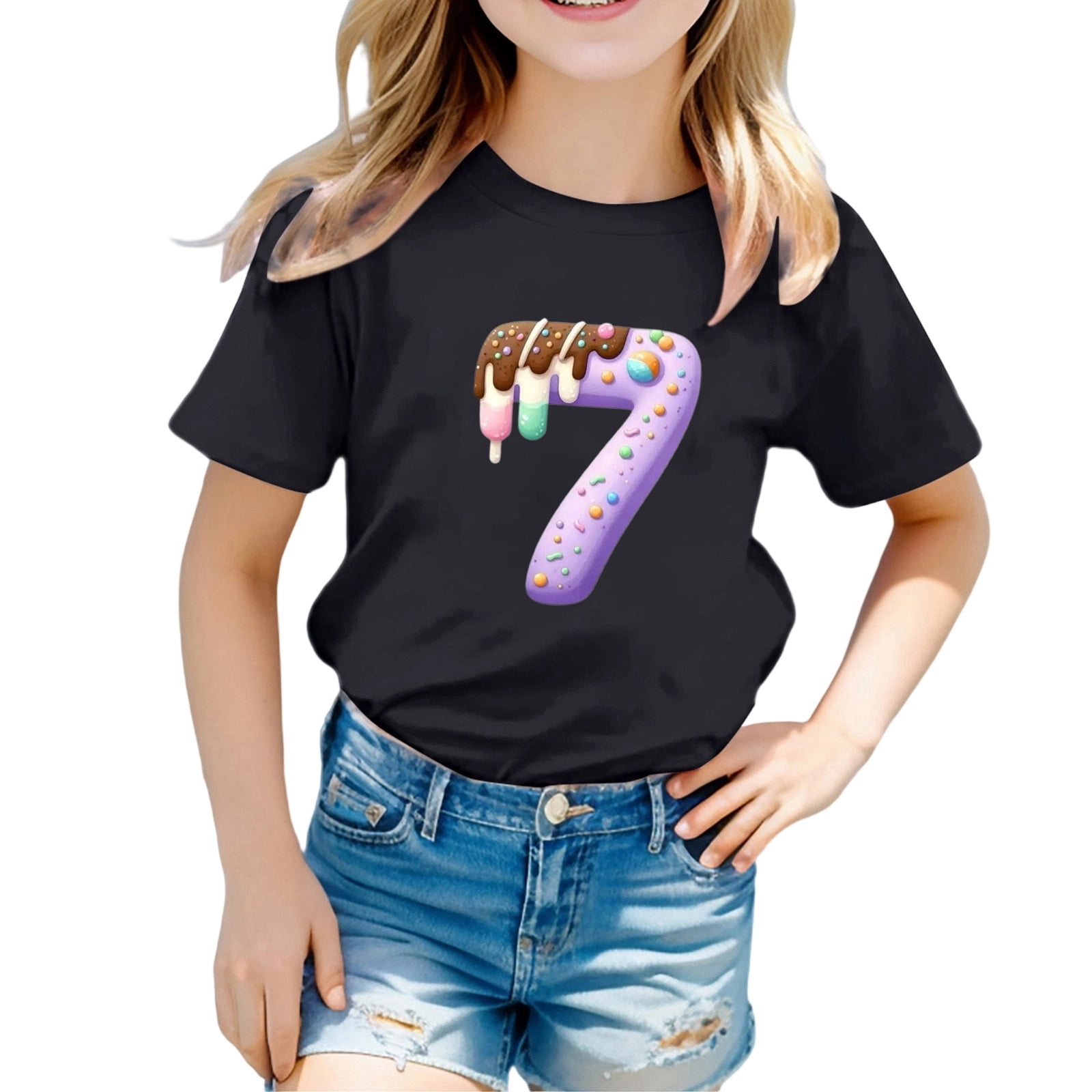 67 Kid Unisex Kids Six Seven Gen Alpha T Shirt Short Sleeve Crewneck ...