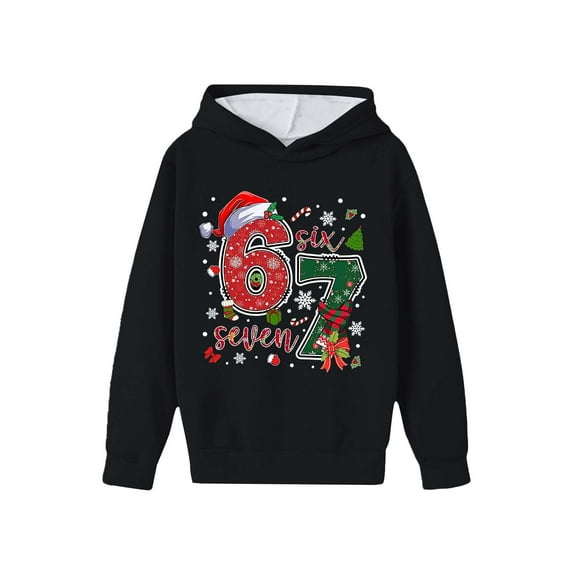 67 MEME Girls Hoodie Sweatshirt for Kids Teens Christmas Kids Graphic ...