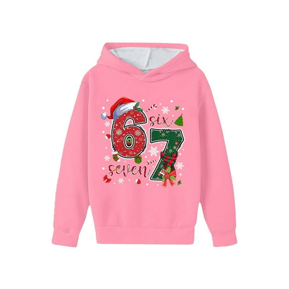 67 MEME Girls Hoodie Sweatshirt for Kids Teens Christmas Kids Graphic ...