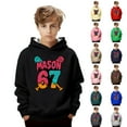 67 Mason Hoodie Kids Girls Boys Funny 67 Meme Graphic Hoodies Ice Cream ...