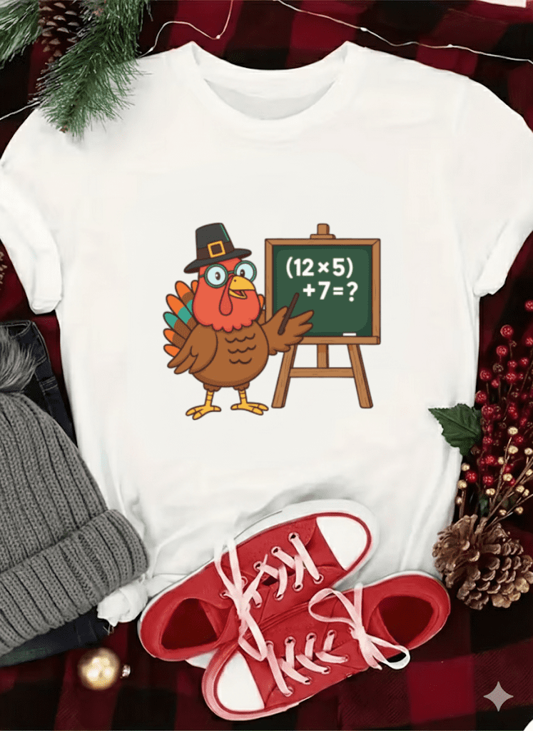 67 Math Teacher Funny Six Seven Thanksgiving Meme Unisex T-Shirt up to ...