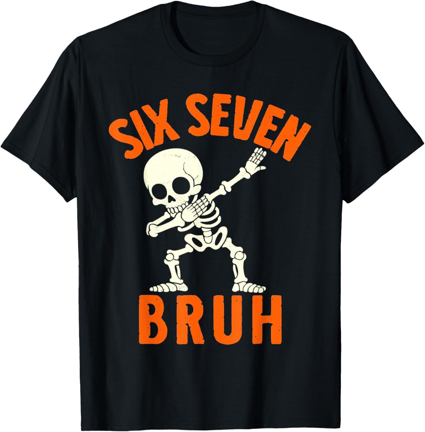 67 Meme 6 7 Halloween Dabbing Six Seven Bruh Funny Boys T-Shirt ...