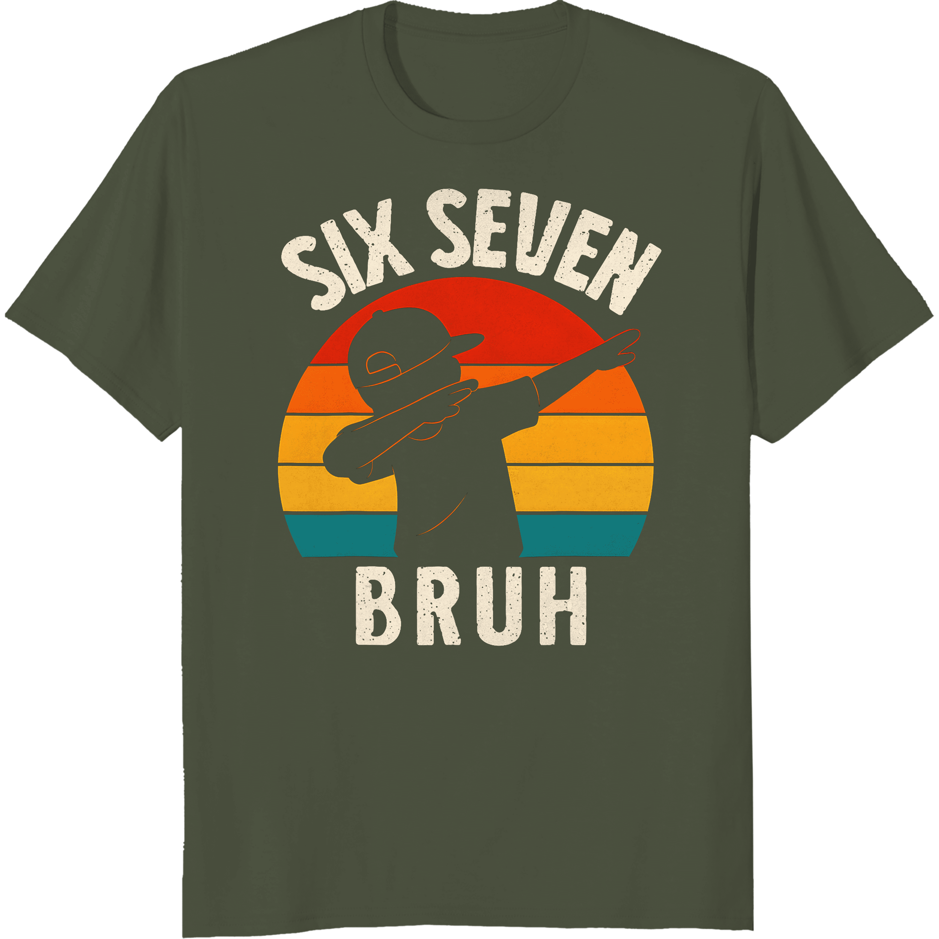 67 Meme 6 7 Numbers Dabbing Six Seven Bruh T-Shirt ,Full Sizes S-5XL ...