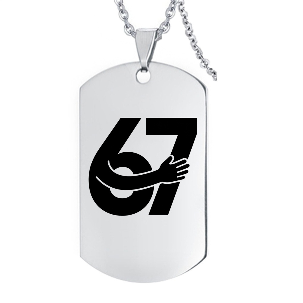67 Meme Alpha Trend Jewelry, Funny Holiday Gen Alpha Slang Necklace ...