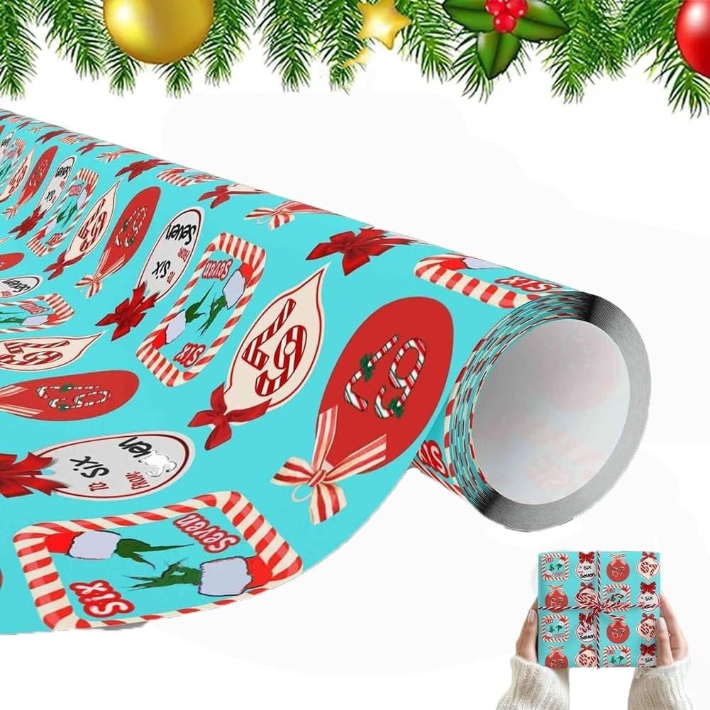 67 Meme Christmas Gift Wrap, Paper Christmas Unique Funny Wrapping ...