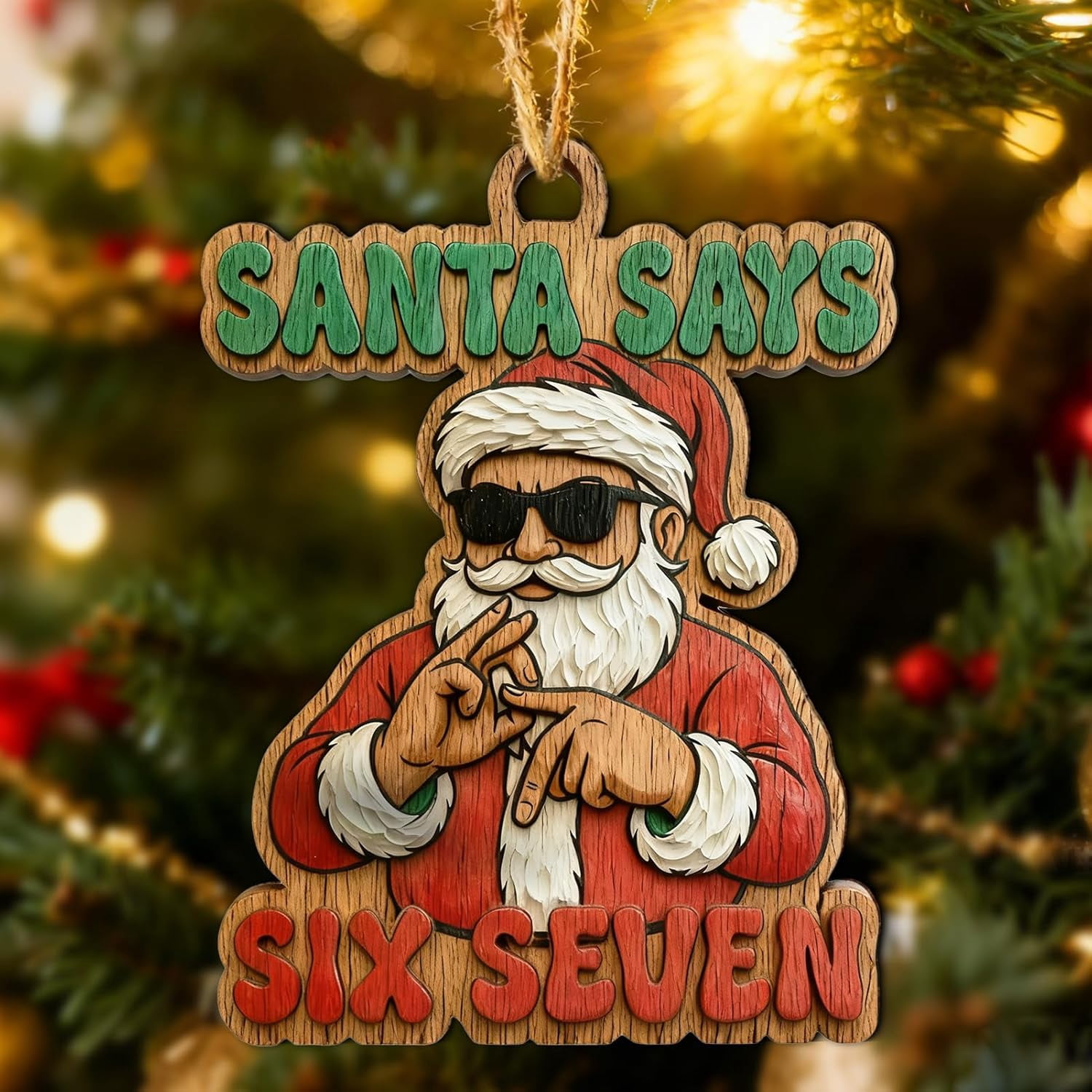 67 Meme Christmas Ornament - Funny Stocking Stuffer for Teens, Santa ...