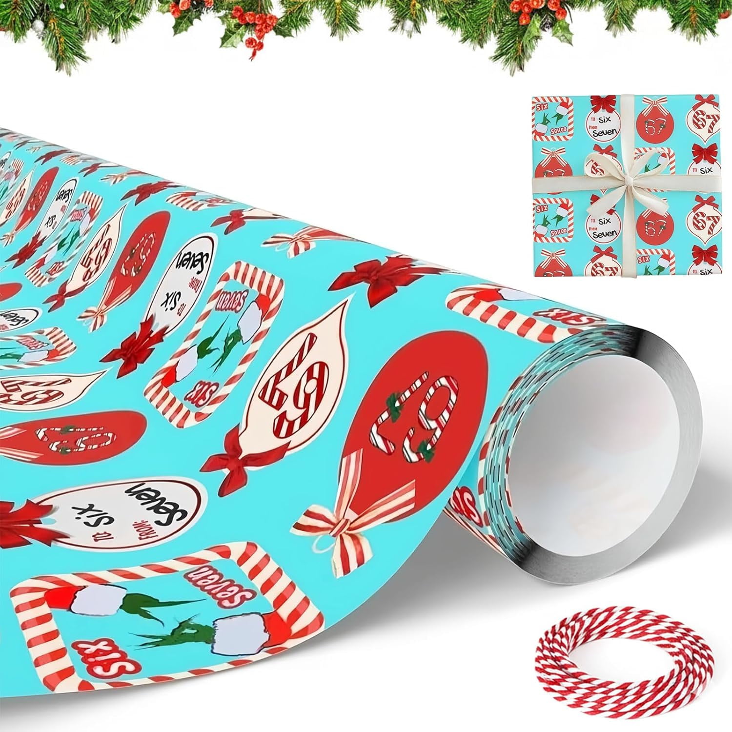 67 Meme Christmas Wrapping Paper, Funny Wrapping Paper Christmas Gift ...