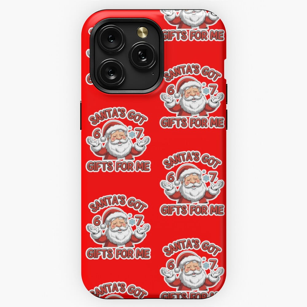 67 Meme Claus Holiday Humor Festive Graphic for iPhone 17 16 15 14 13 ...
