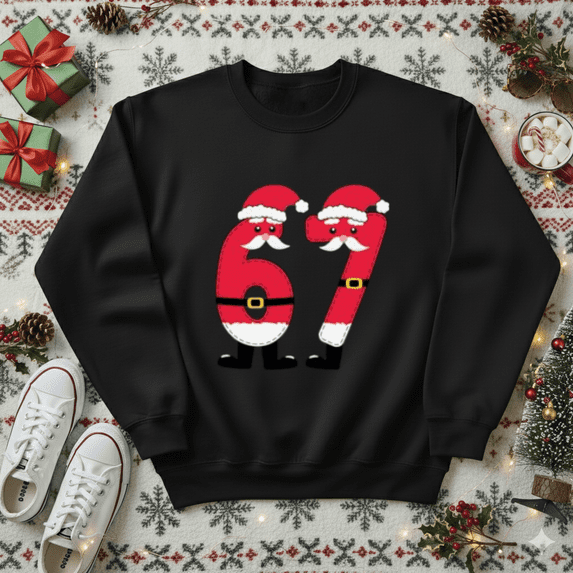 67 Meme Funny Gen Alpha Slang Viral Holiday Trend Humor Sweatshirt, up ...