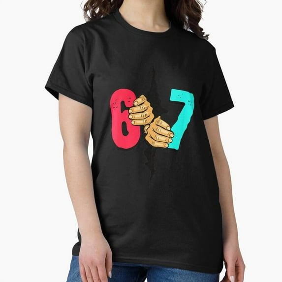 67 Meme Funny Six Seven Gen Alpha Slang Xmas 6 7 Halloween M1976 T ...