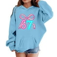 67 Meme Girls 67 Six Seven Meme Hooded Sweatshirt Soft Fleece Pullover ...