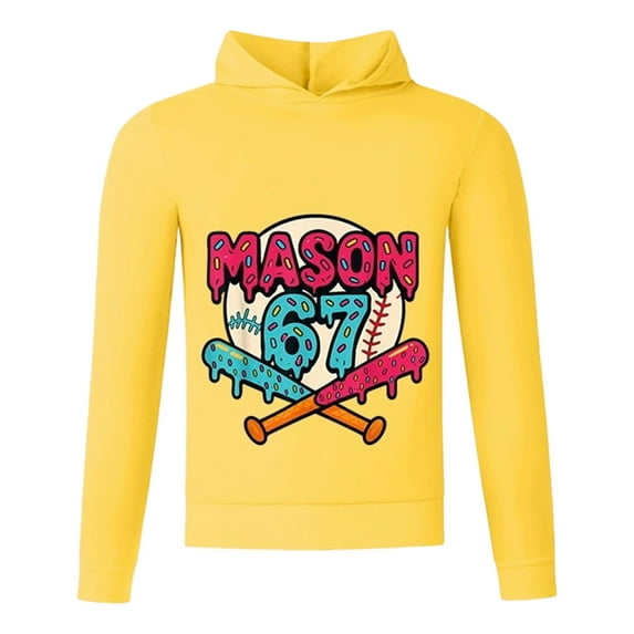 67 Meme Hoodie Boys Fashion Comfortable 6 7 Meme Sweatshirts St Patrick ...