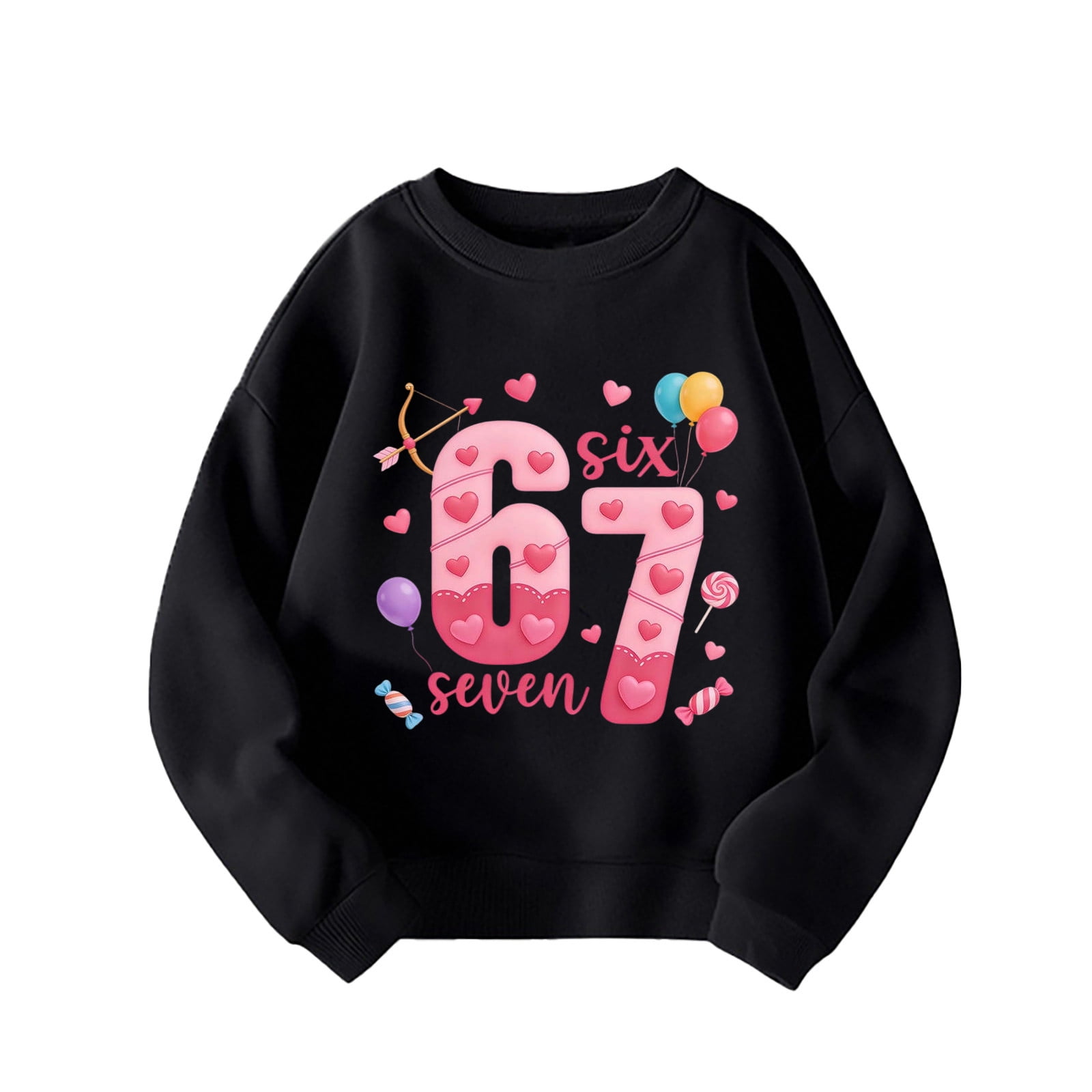 67 Meme Hoodie Boys Trendy Ultra Comfort 6 7 Meme Pullover 100 Days Of ...