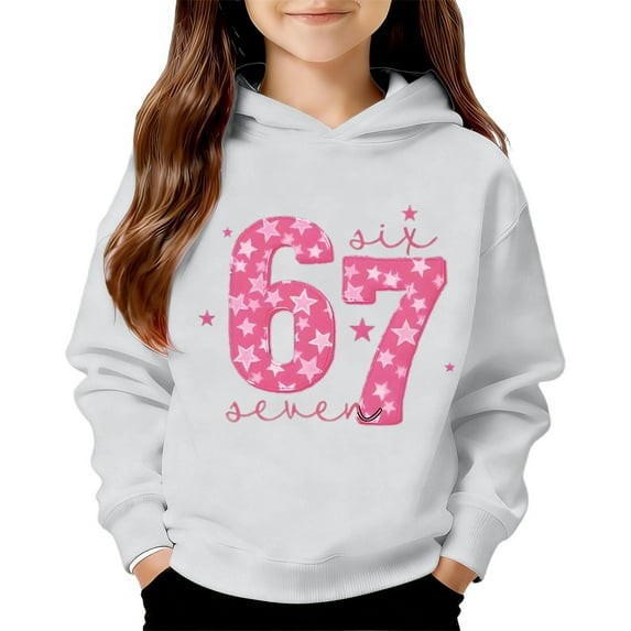 67 Meme Hoodie Girls Preppy Comfortable 6 7 Meme Sweatshirts St Patrick ...