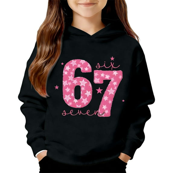 67 Meme Hoodie Kids Oversize Soft Lightweight 6 7 Hooded Sweatshirts ...