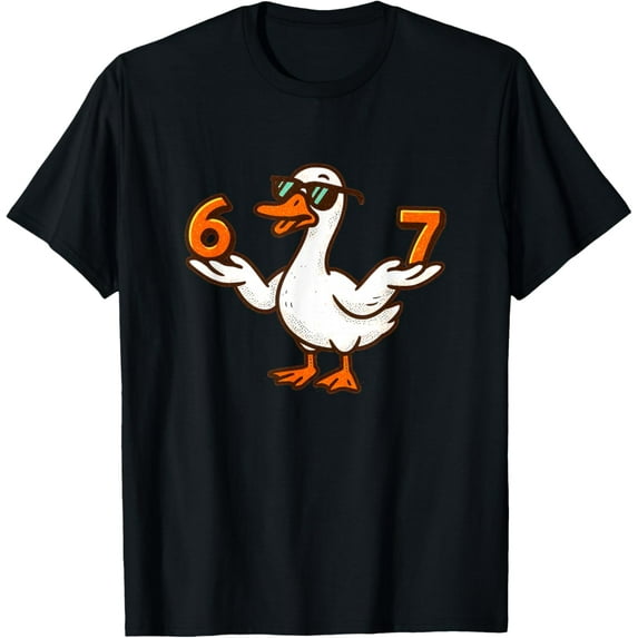 67 Meme Silly Goose 6 7 Funny Six Seven 6-7 Gen Alpha Slang T-Shirt ...